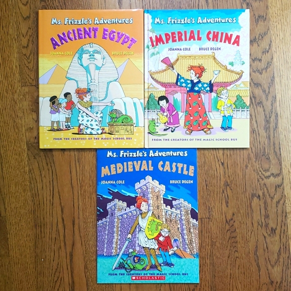 Other | Set Of 3 Ms Frizzles Adventures By Joanna Cole Bruce Degen Xl ...
